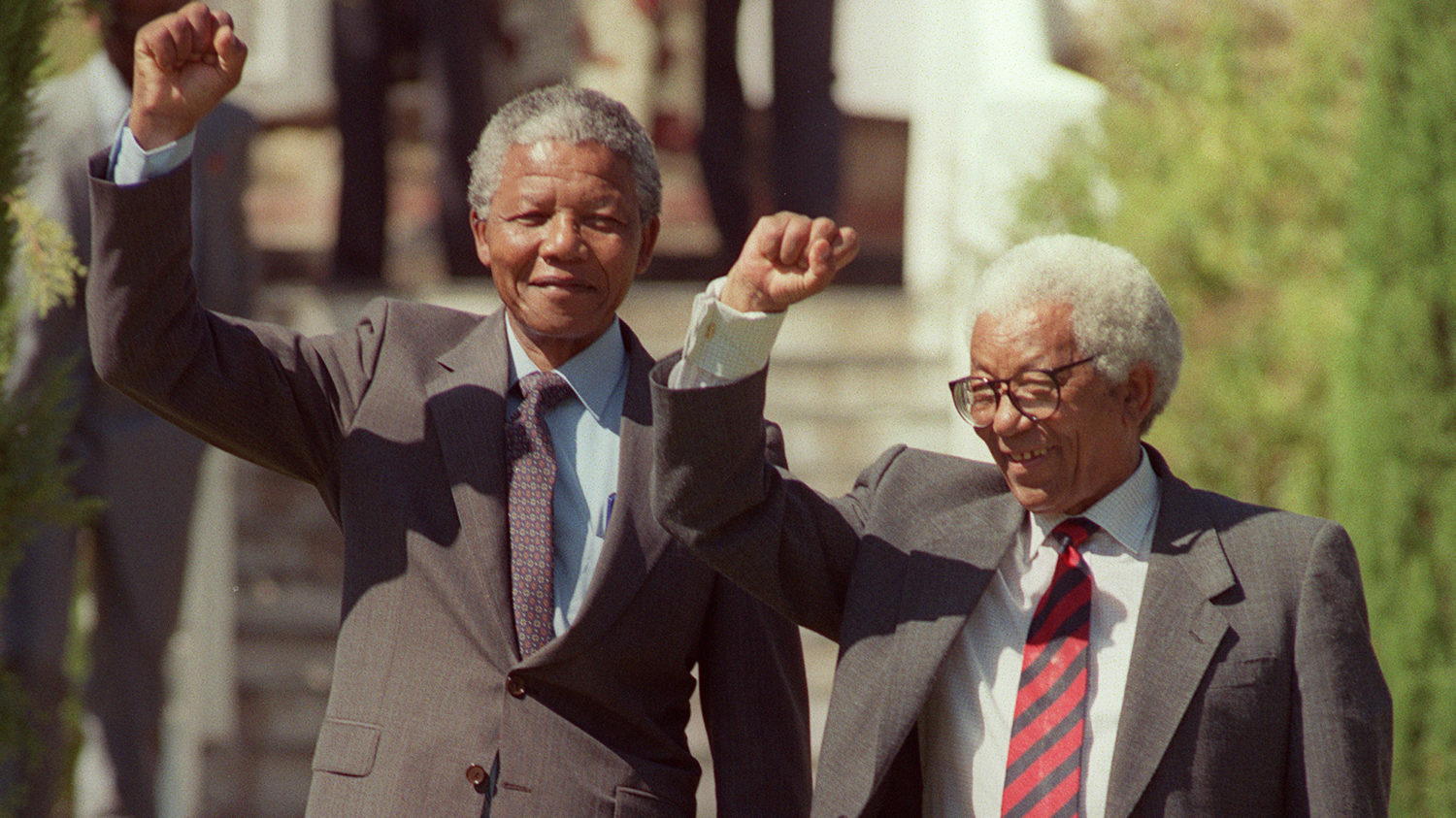 Walter Sisulu And Nelson Mandela