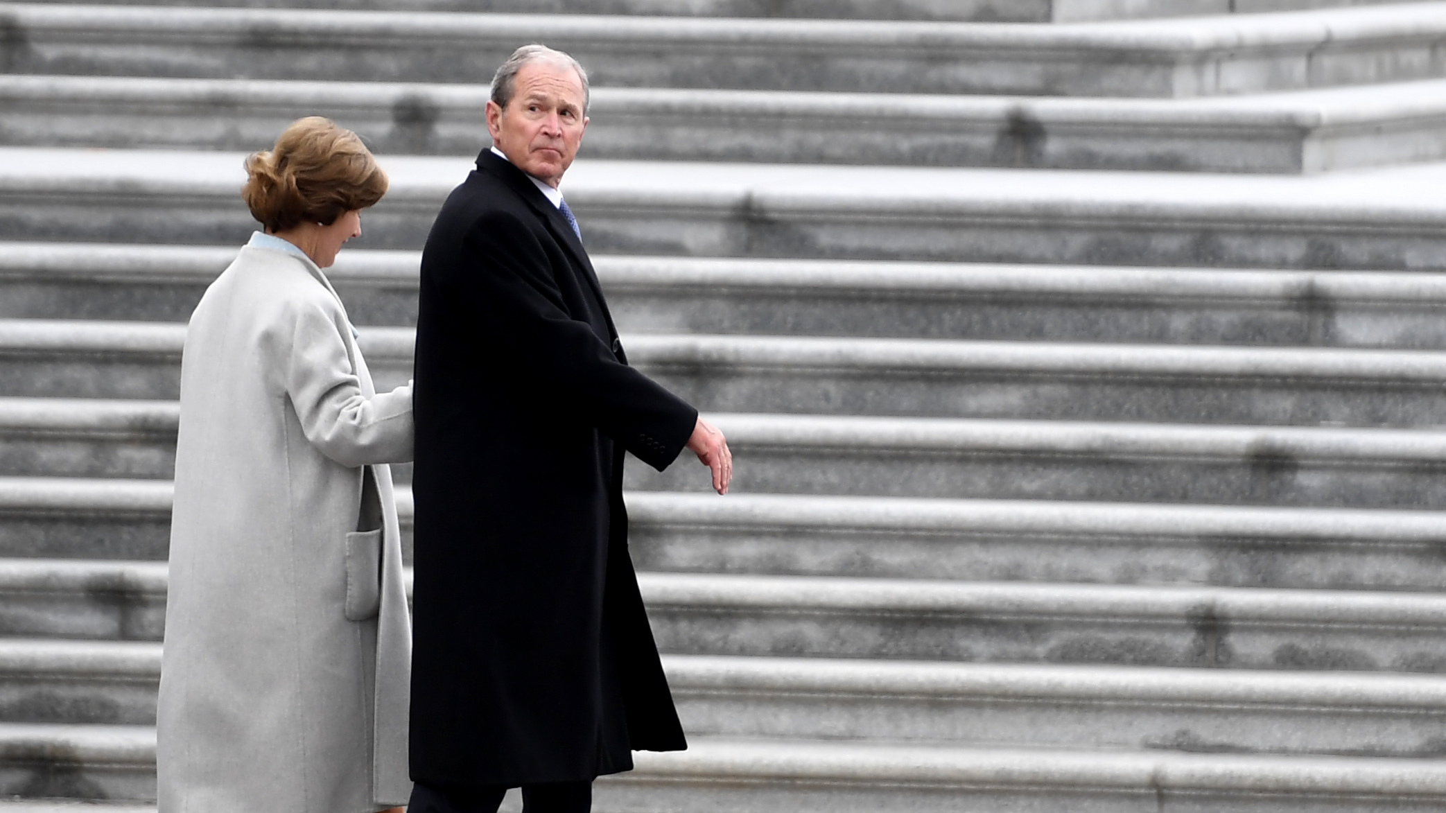 #Meme Of The Week: George W. Bush Battles Poncho At Inauguration And ...