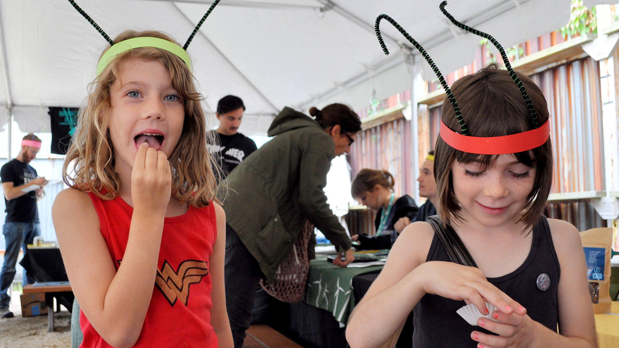 At Bug-Eating Festival, Kids Crunch Down On The Food Of The Future | WAMU