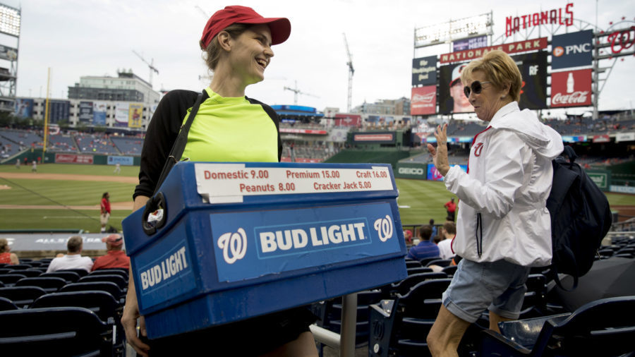 She Sells Beer And Brings Cheer To Fans In D.C.'s Baseball Stands | WAMU