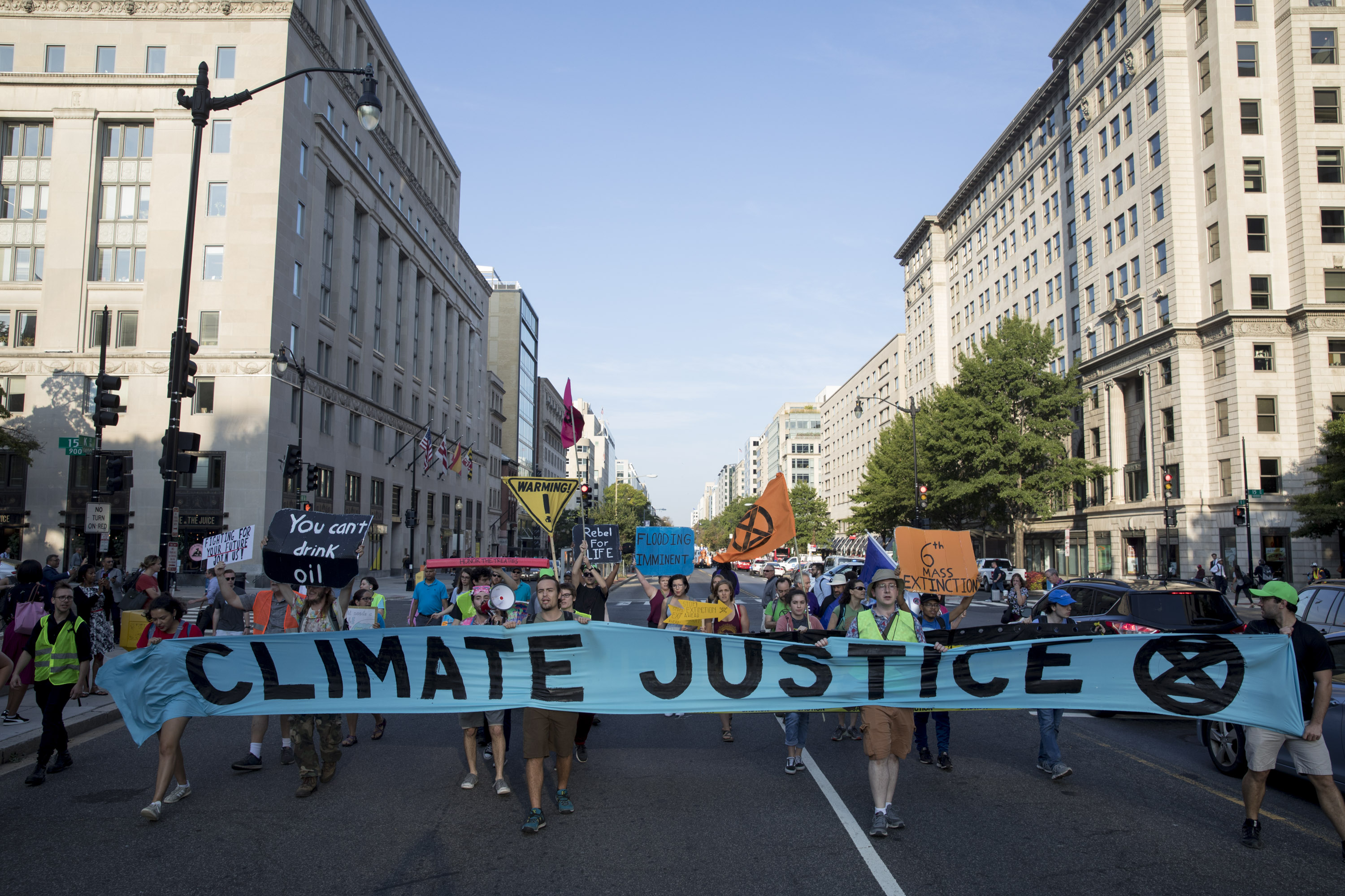 'Shut Down D.C.' Activists Block Streets To Protest Climate Change | WAMU