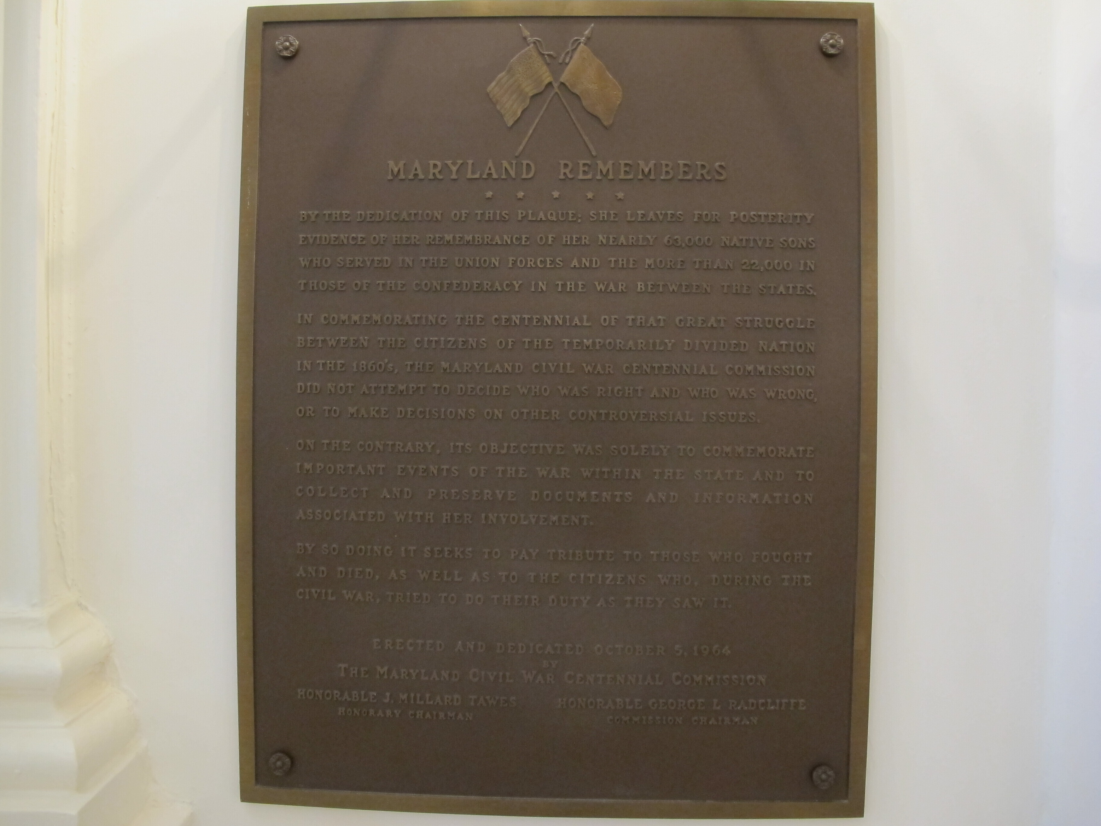 Maryland Group Votes To Remove Civil War Plaque From State House | WAMU