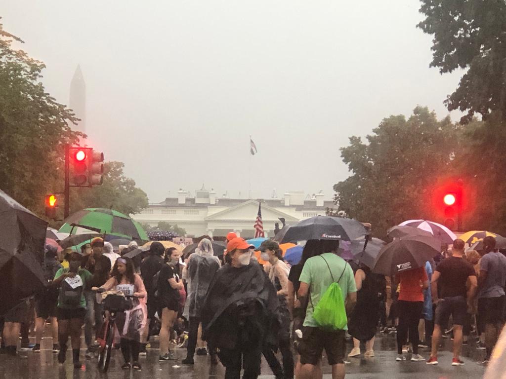 Hundreds Of Protesters Braved The Rain For Eighth Night Of ...