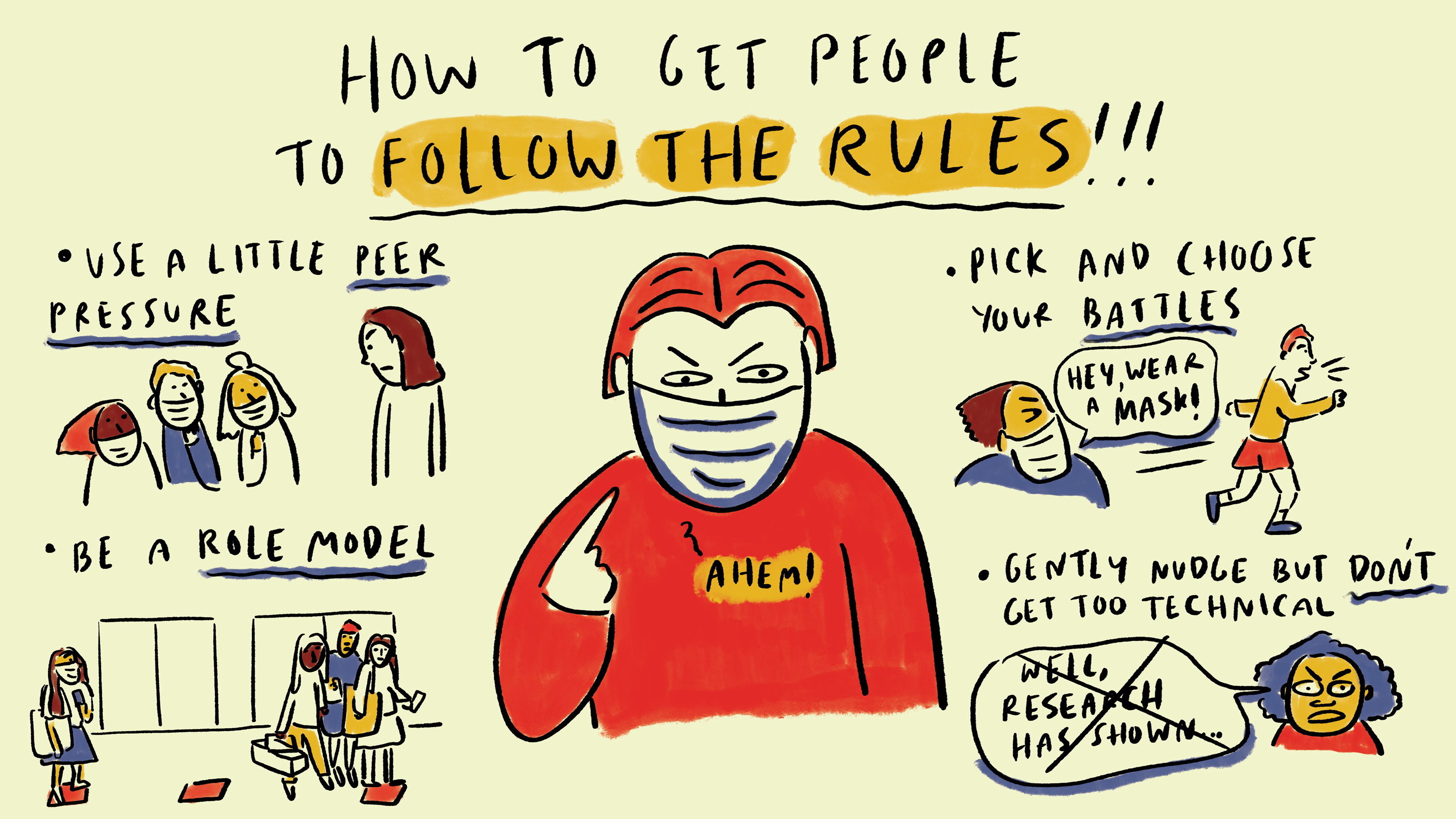 Someone Being Followed Cartoon