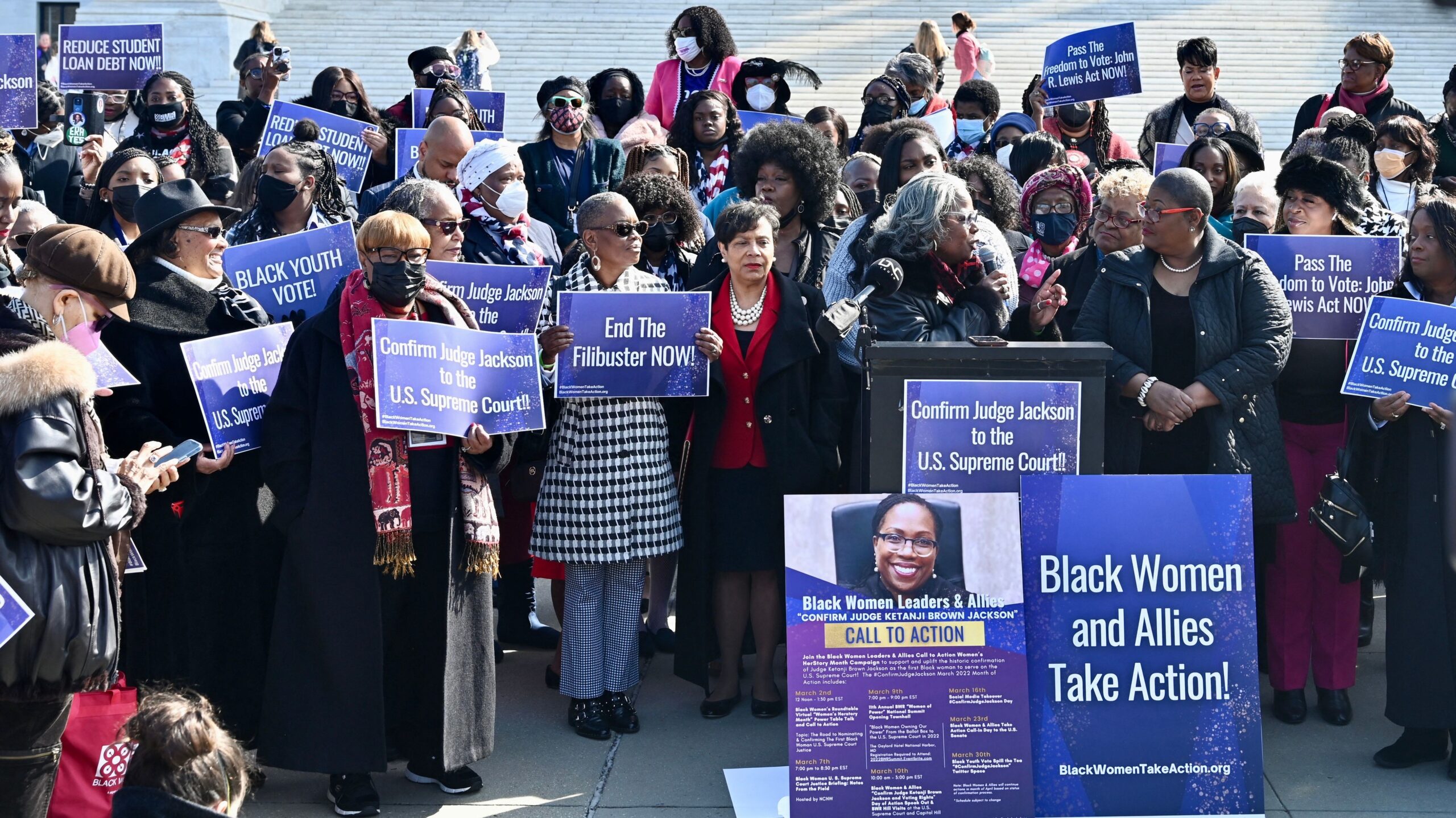 Black women form the first line of defense for a historic Supreme Court ...