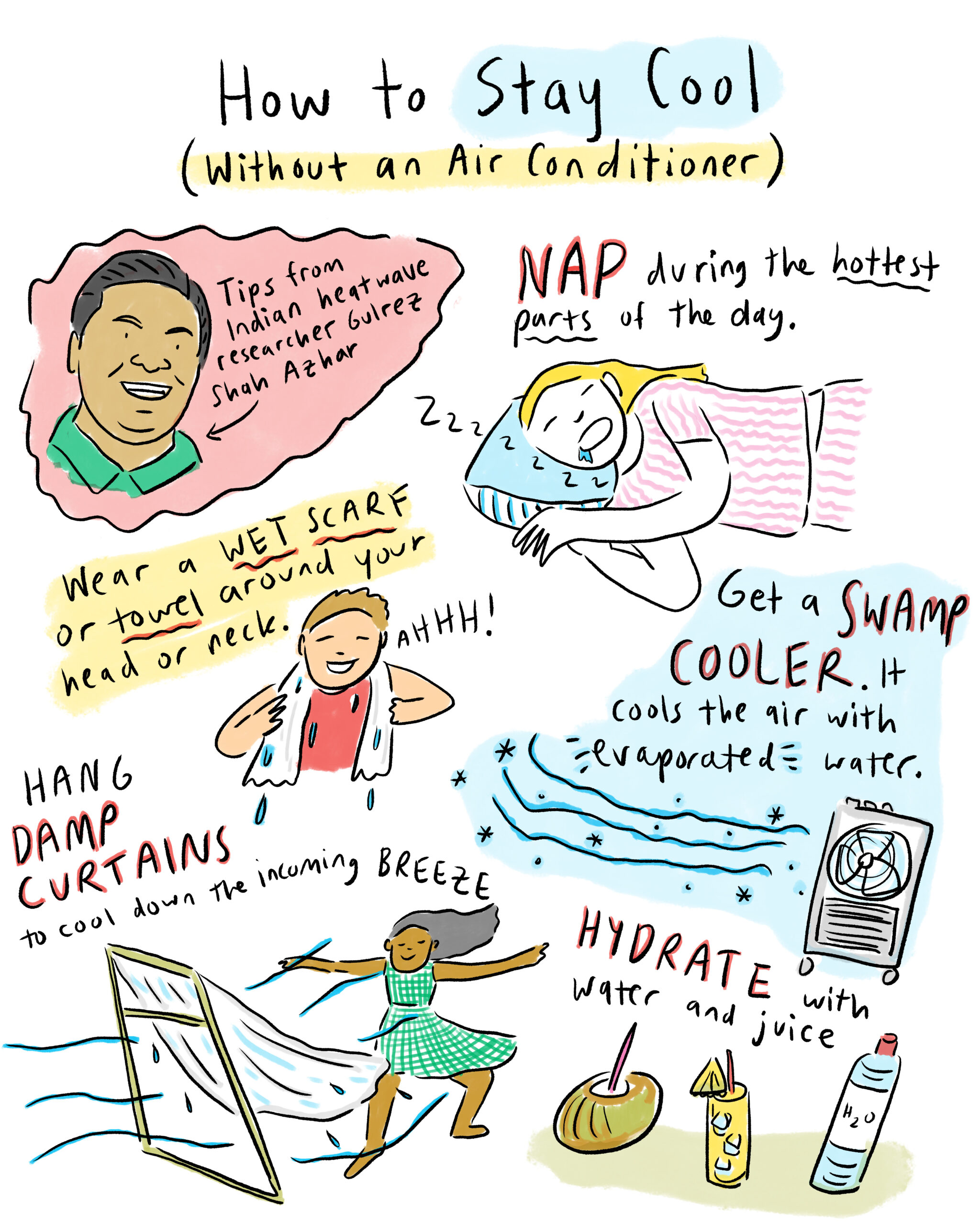 11 more tips on how to stay cool without an A/C, recommended by NPR's ...