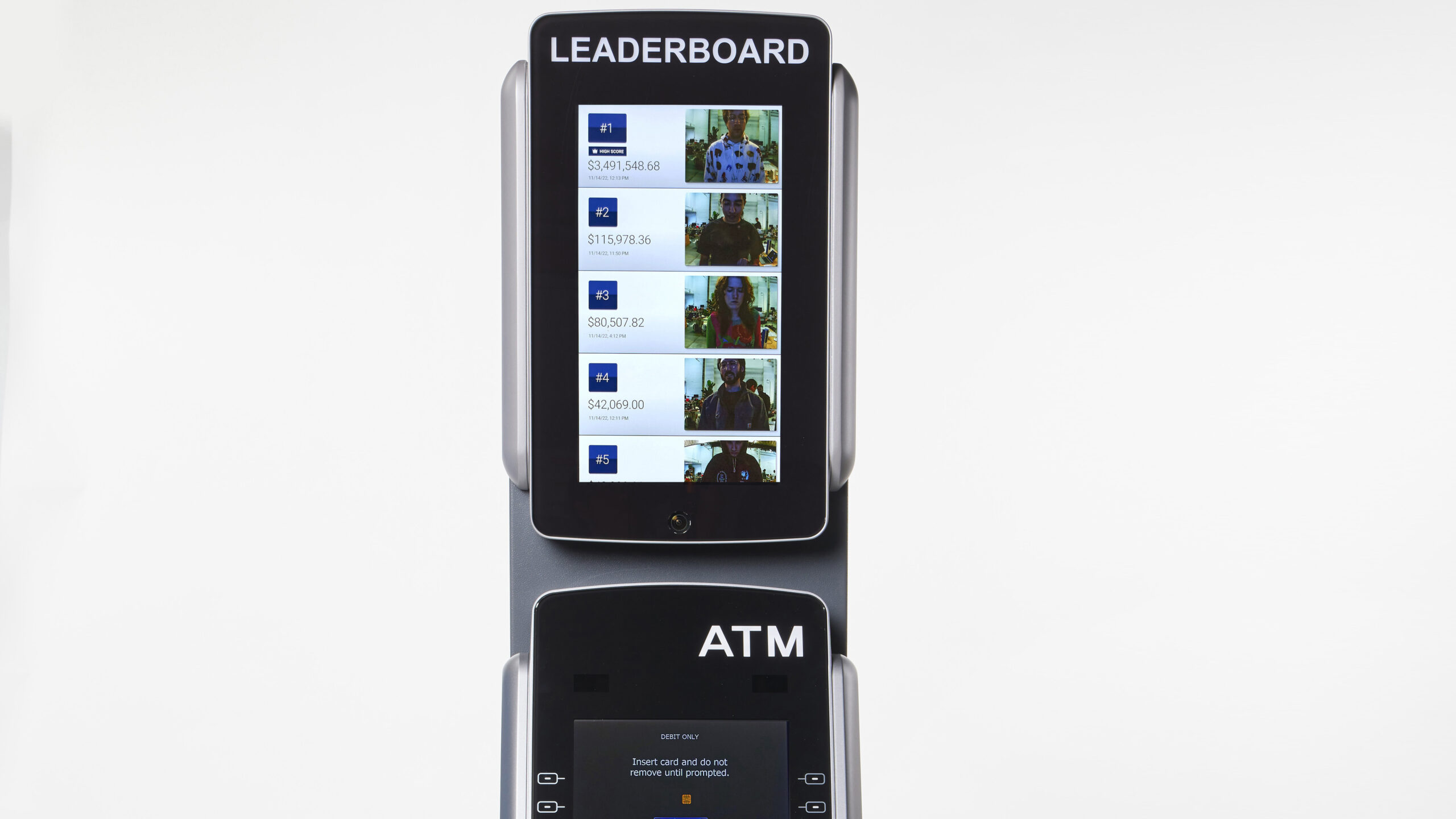 This ATM at Art Basel has a twist: It posts a picture of you with your ...