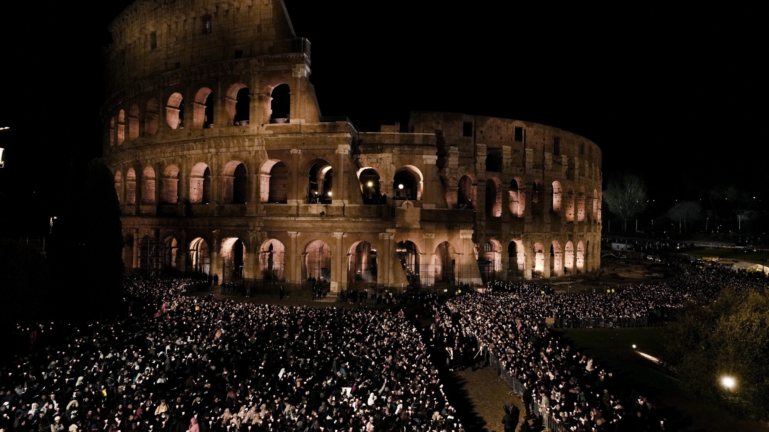 Pope Francis skips traditional Good Friday procession at the Colosseum ...