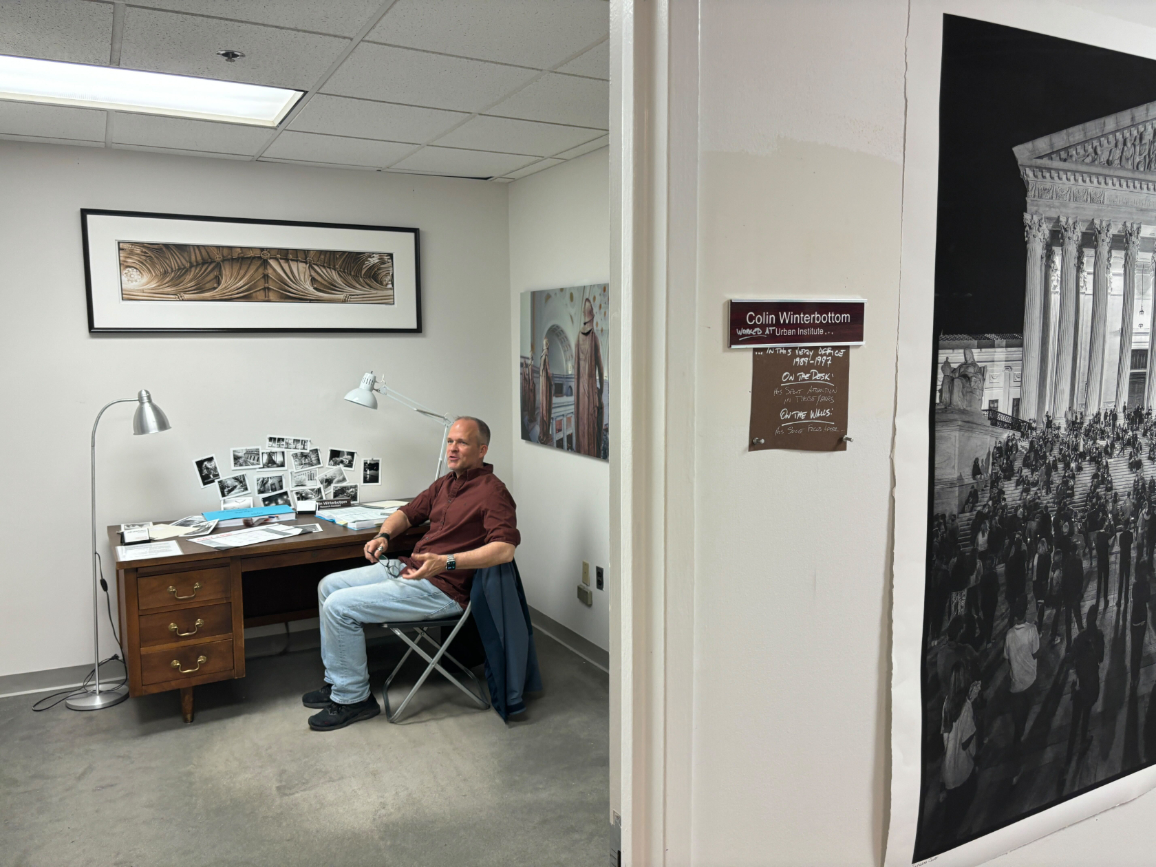 Local photographer transforms his former DC office into an exhibit | WAMU