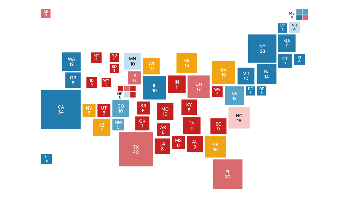 The states to watch on the 2024 electoral map | WAMU