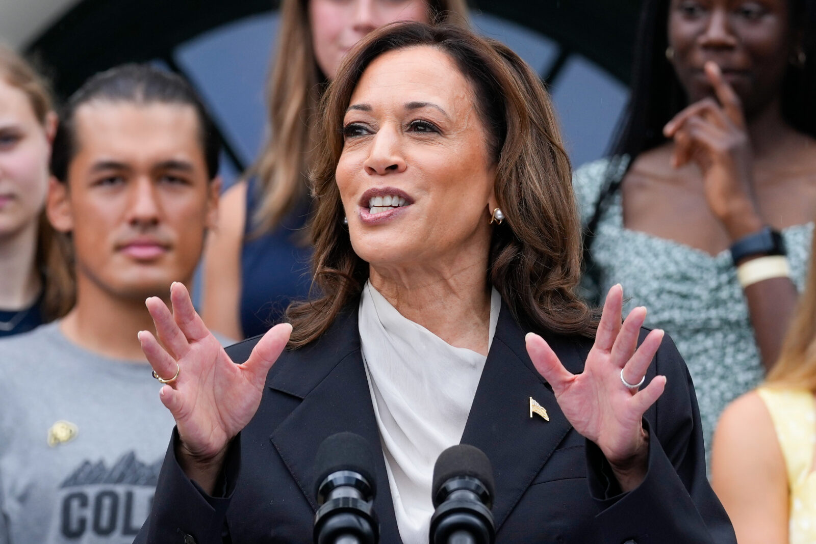 Virginia DNC delegates pledge support for Kamala Harris | WAMU
