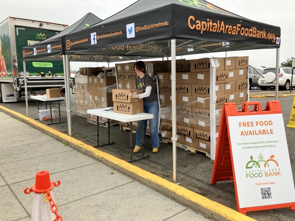 Local food banks struggle amidst increased need and USDA cuts | WAMU