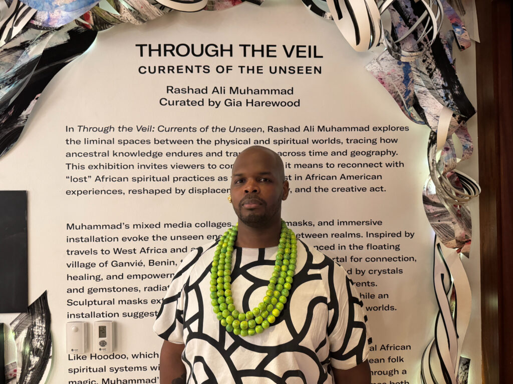 Local artist Rashad Ali Muhammad invites viewers to go 'Through the Veil'